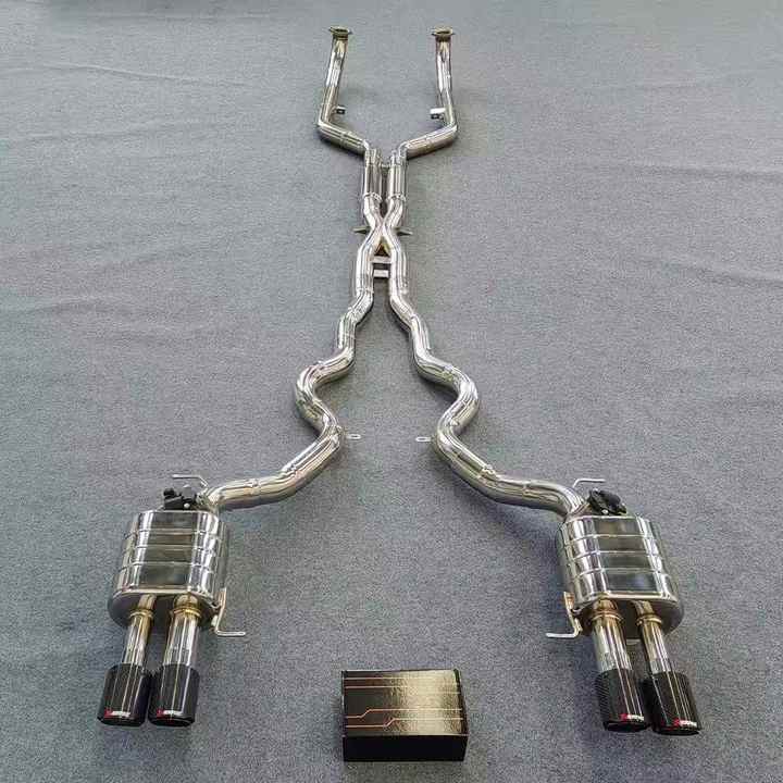 EXR E60 M5 Exhaust for BMW M5 E60 E61 5.0L V10 Big Single Midpipe ...