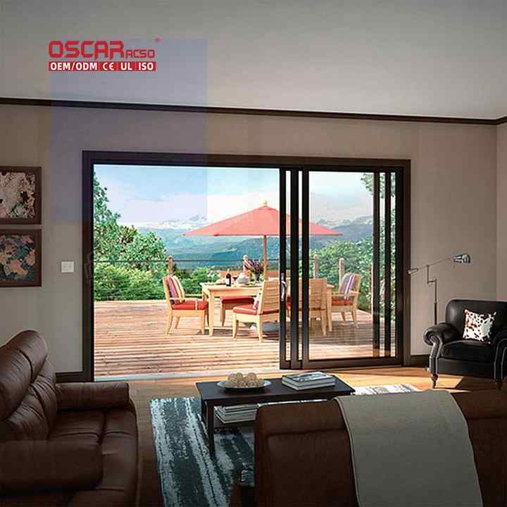 Motion Sensor Exterior Door Linear System Aluminum Alloy Security Doors ...