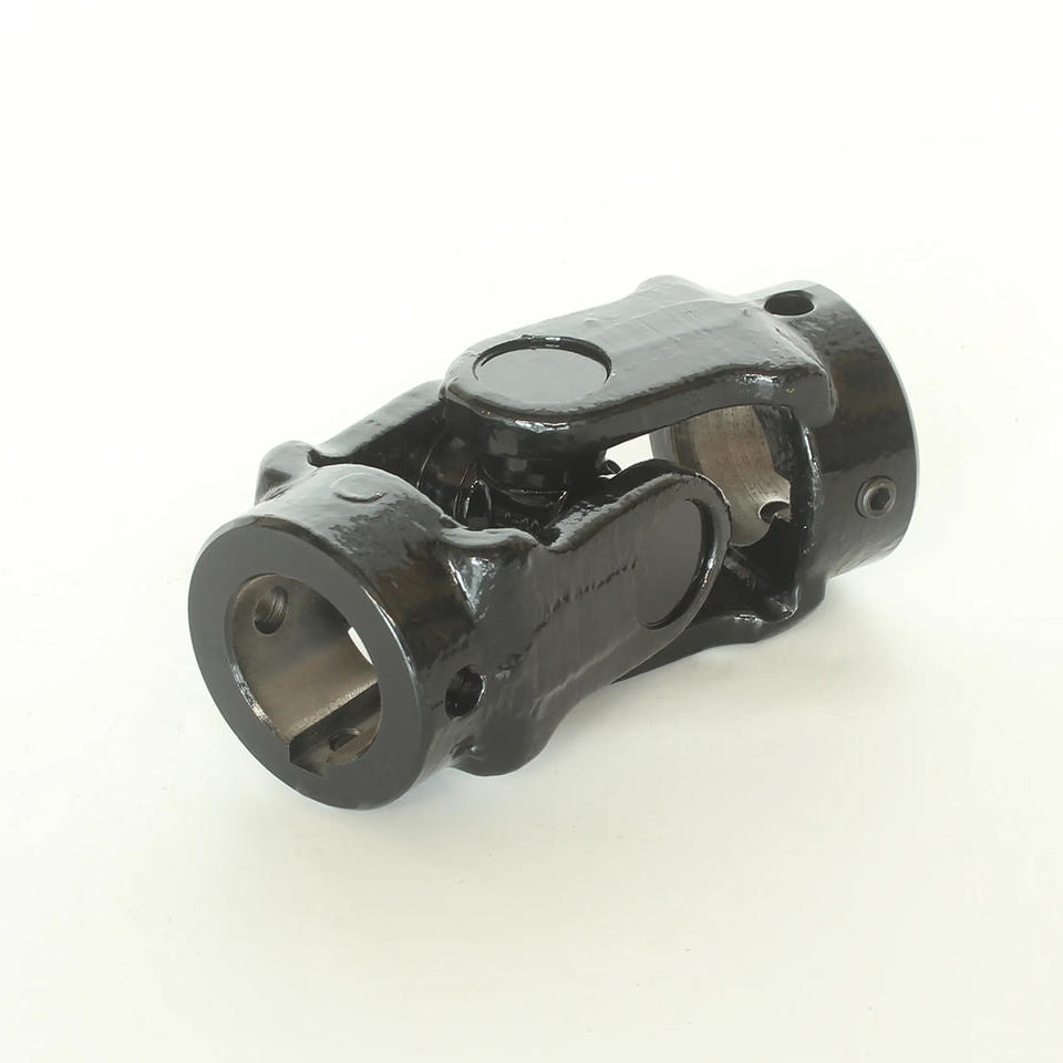 Black Tractor Coupling Universal Joint Double Round Yoke PTO Shaft ...