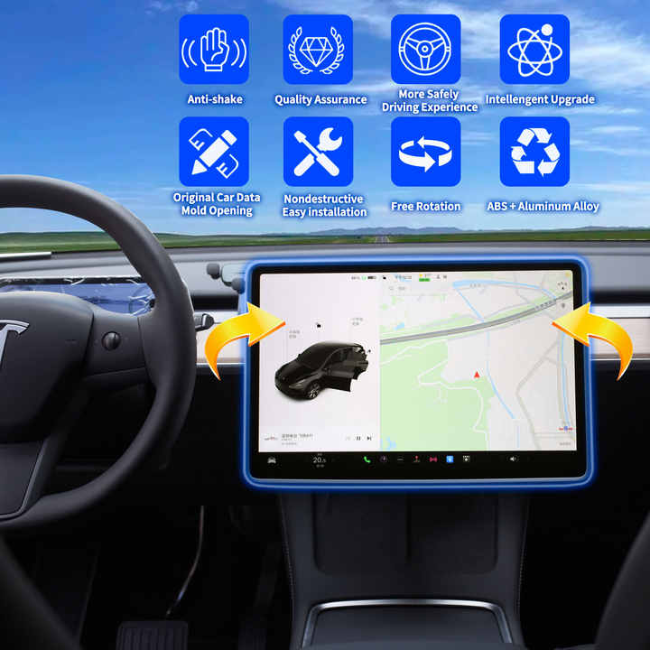 Model Y Moveable Screen 2019-2024 for Tesla Model 3 2017 - 2023 ...