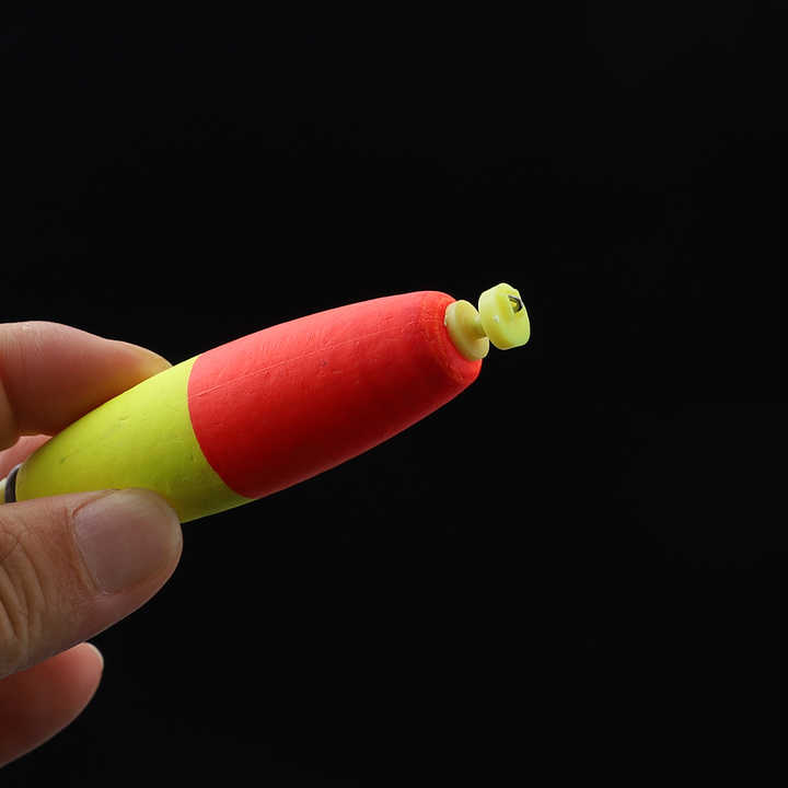 SUPERIORFISHING Weighted Foam Float EVA Cigar Float Snap-On Spring ...
