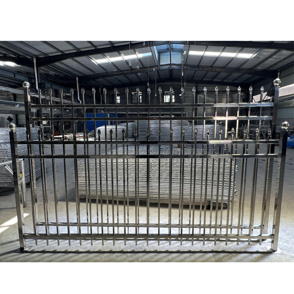 Custom Private Fence Design External Home Backyard Patio Stainless ...