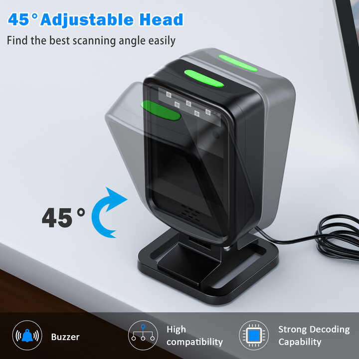 Wholesale Omnidirectional 2D Barcode Reader Hands-Free Automatic ...