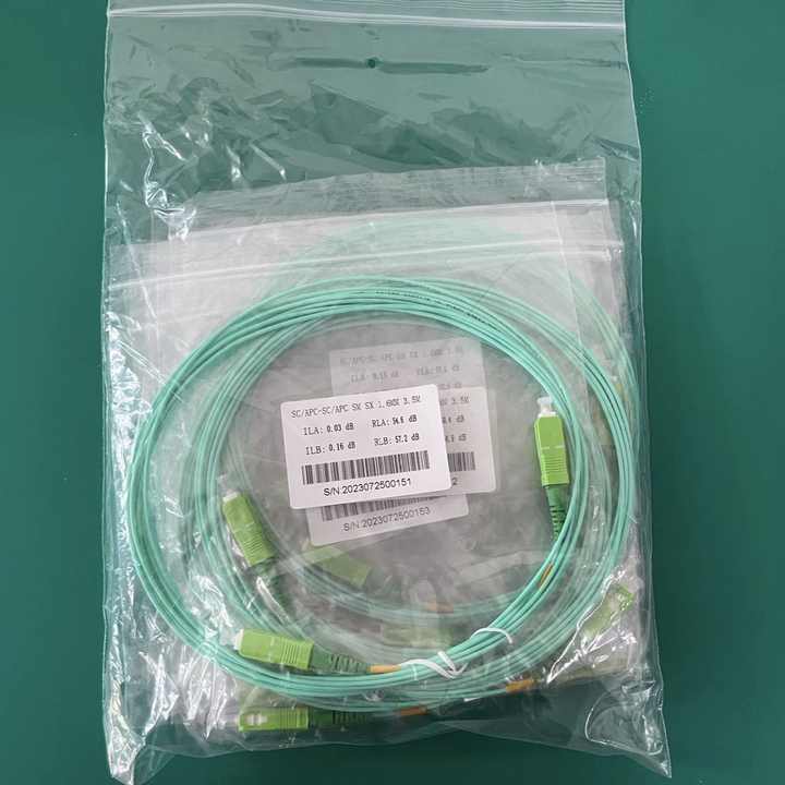 G657A2 Fiber Optic Patch Cord - 3.5m, 4m Clear Garter SC/APC