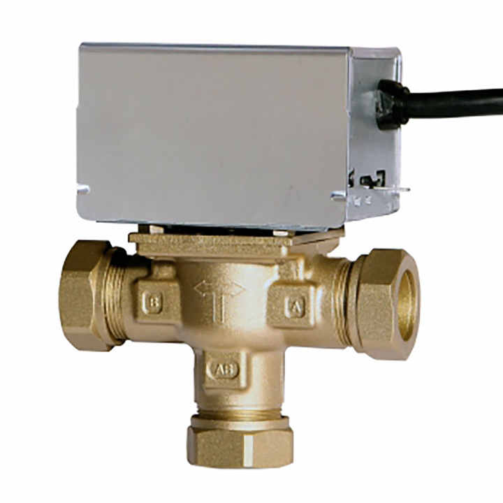 HVAC System Brass Electric Motorized Ball Valve - Durable & Precise