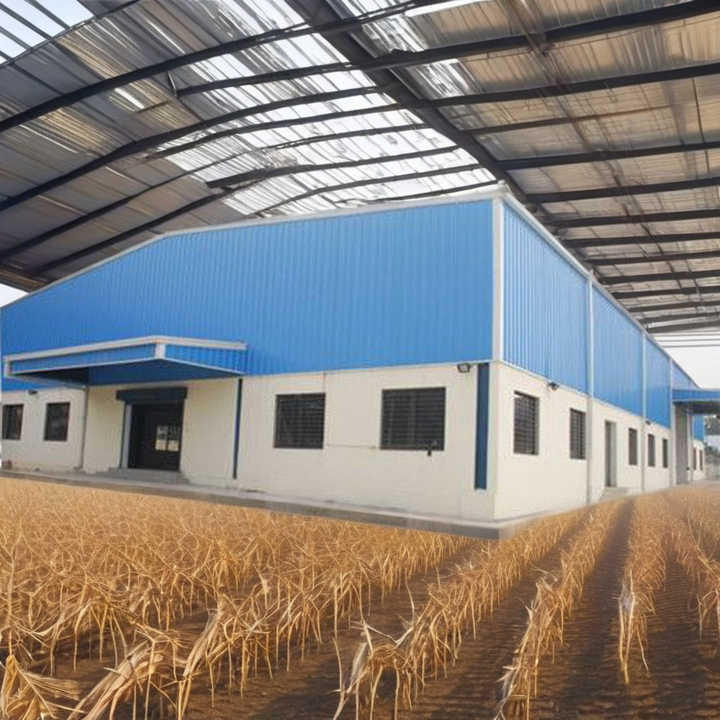 Prefab Detachable Industrial Steel Structure Chicken Coop Farm Shed and ...