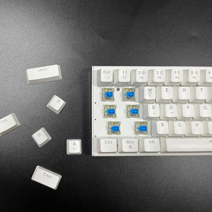 backlit gamers transparent rgb retro macro switches switch tablet ...