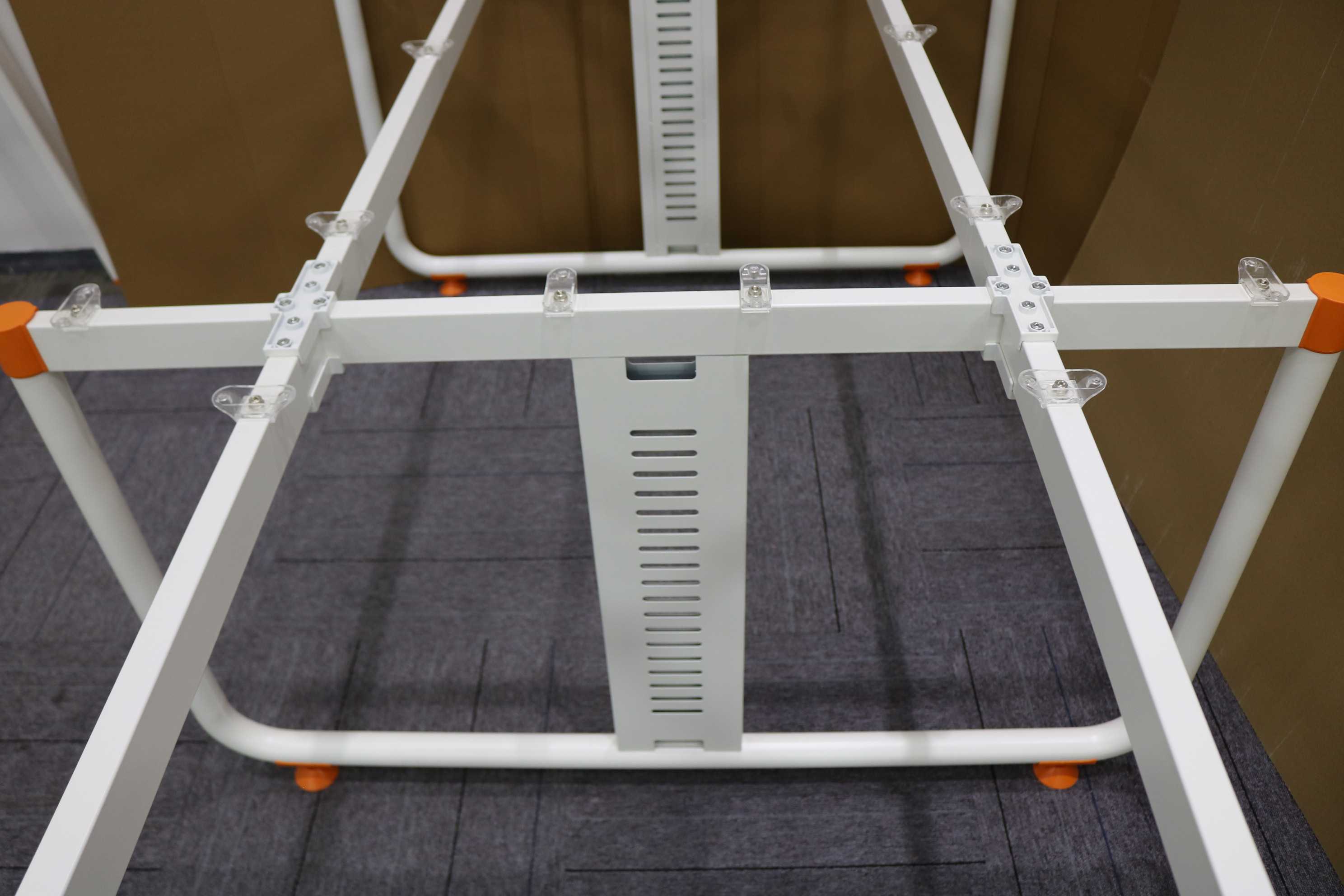 Buy In Bulk Metal Workstation Legs 4-Seater Modular Design | Alibaba.com