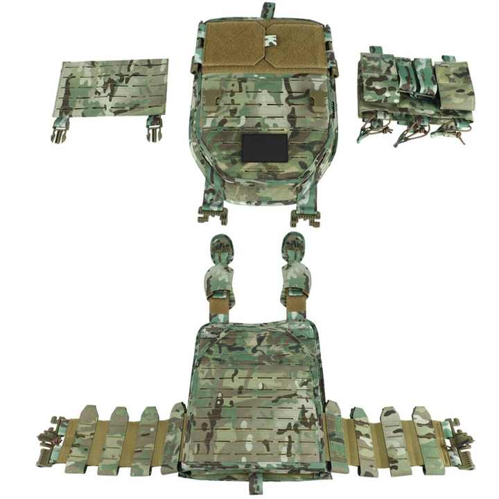 Outdoor 500D Nylon Tactical Vest Hunting Training Adjustable Protected ...