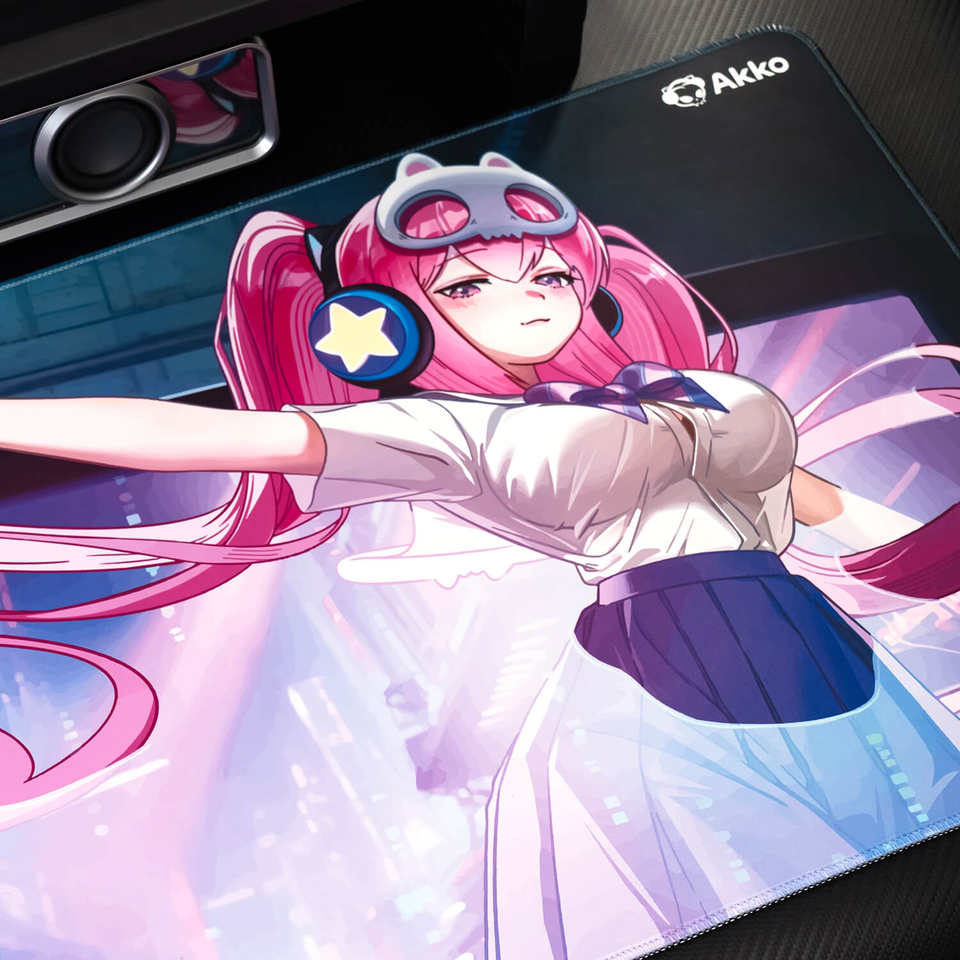 Akko Lulu Liu Gaming Mouse Pad 900*400mm Gamer Large Ergonomic Anti ...