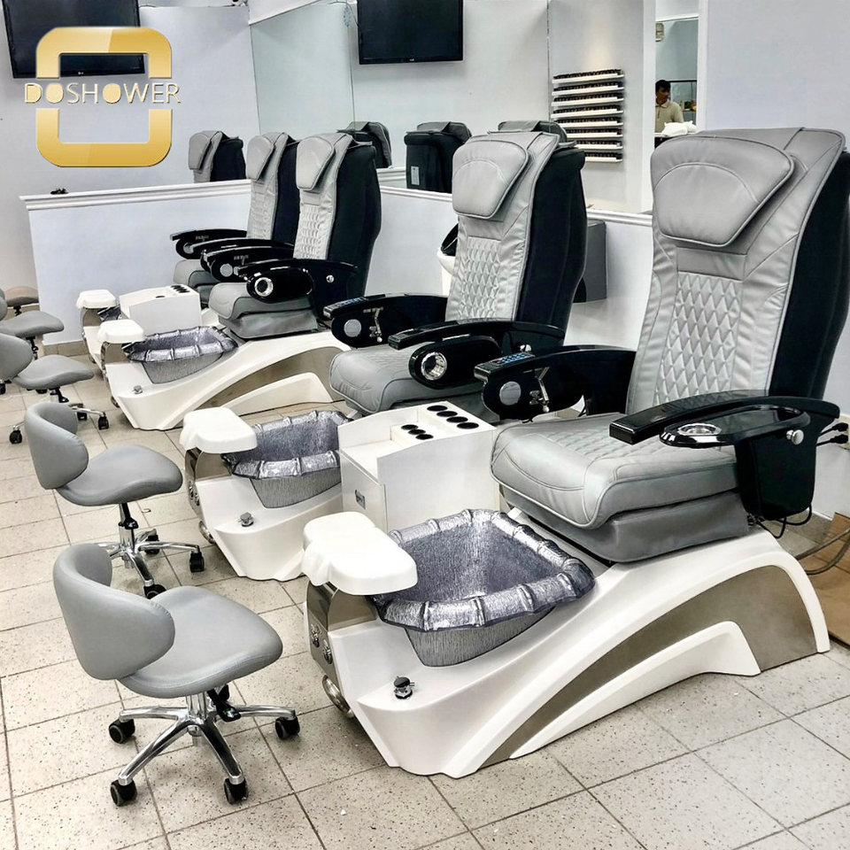 Auto-Fill Pedicure Spa Chair Discharge Pump with Led Light Pedicure ...