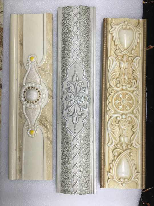 Beautiful Design Embossed Resin Border Tiles - Durable & Stylish