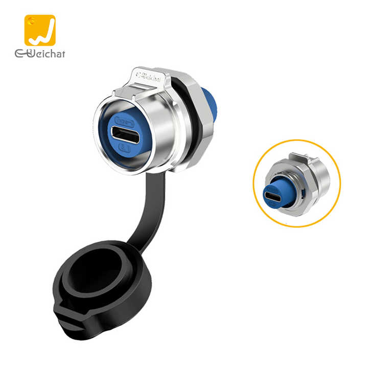 Durable IP67 Type-C Connector Cable Electric Male & Female USB for ...