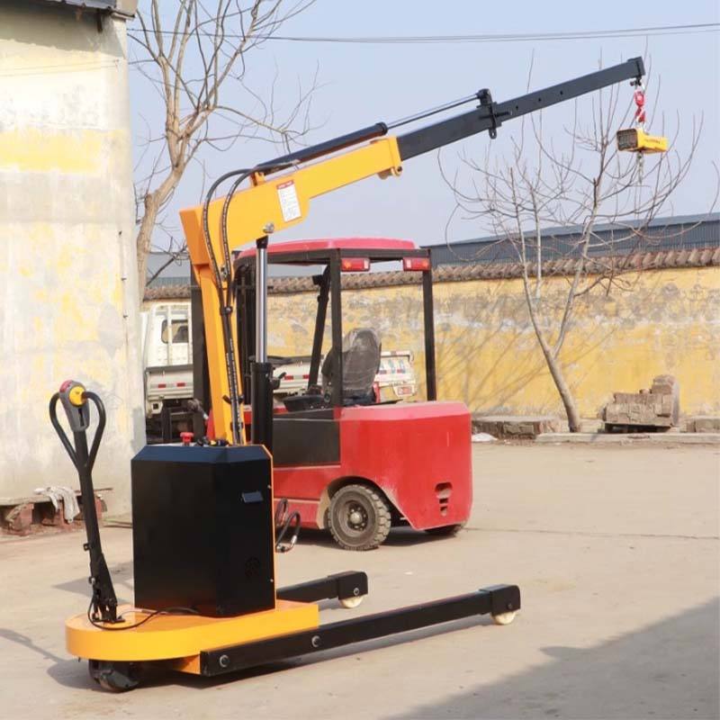 Construction Lifts Portable Electric Winch Mini Crane 1 Ton Manual ...