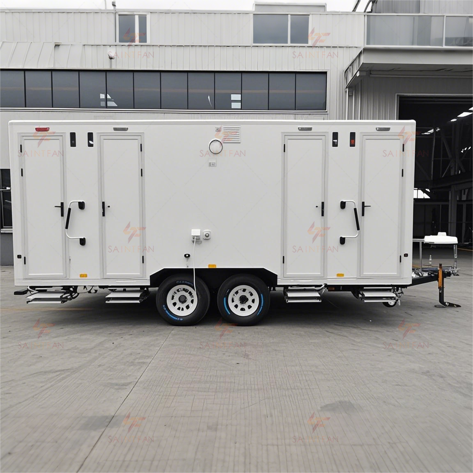 Saintfan Portable Steel Trailer Toilet - Eco-Friendly & Modern