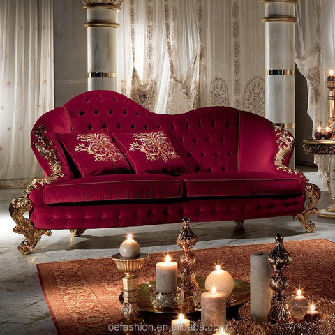 Italy Style Roman Column Design Bed, Solid Wood Hand Carved Double Bed ...