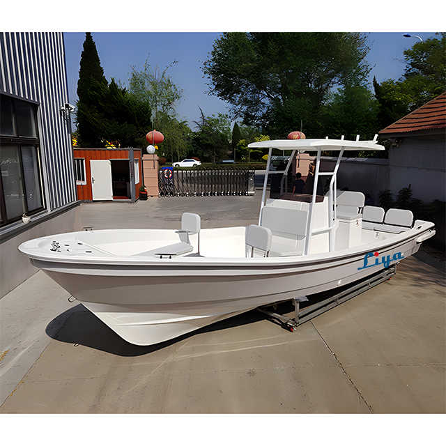 Liya 25ft Fiberglass Boat - Durable Panga Fishing Vessel