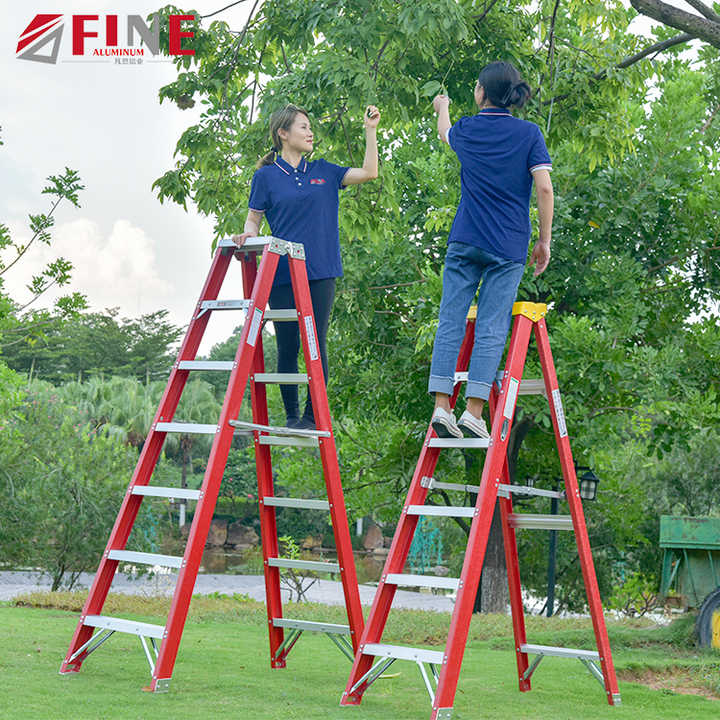 Multi Purpose Working Folding Fiberglass Ladder for Electician| Alibaba.com