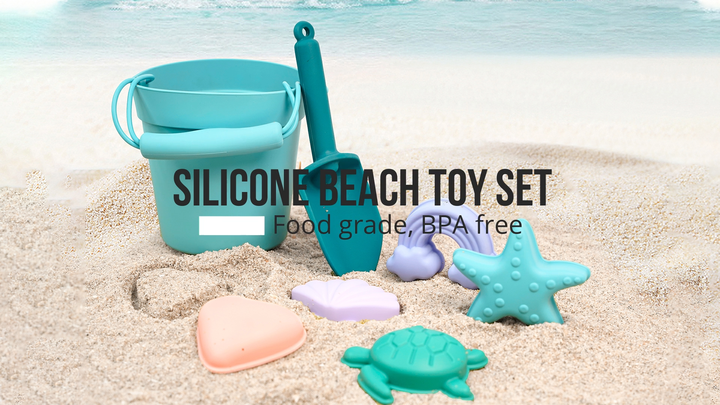 Environmental Friendly Silicone Material Sand Mold Beach Sand Toy Set ...