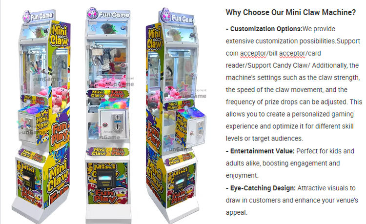 Toy Doll Crane Machine Plushies Vending for Keys Mini Claw Machine ...