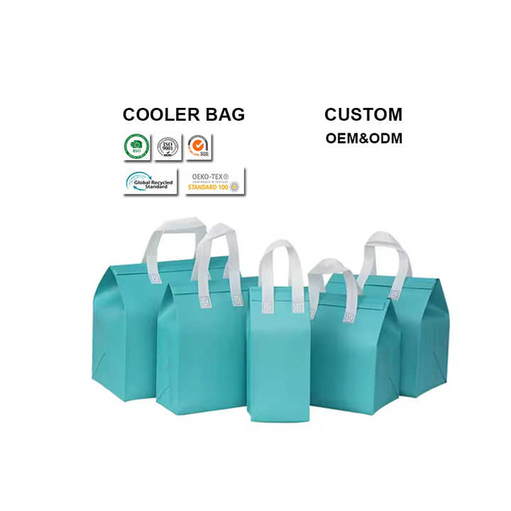 Golden Custom Fashionable Portable Cooler Bag Thermal Insulated Non ...