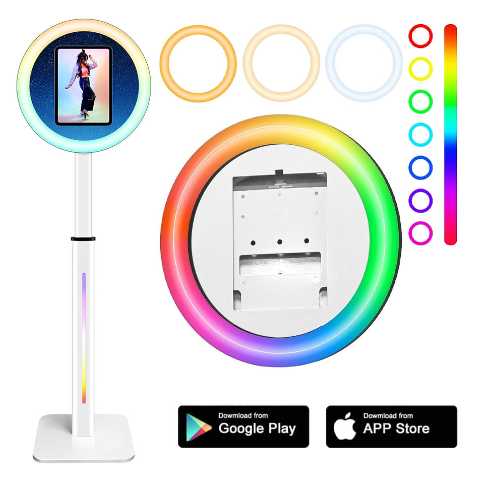 2025 Digital Portable Photo Booth 10.2 11 12.9 Inch iPad Photo Booth ...