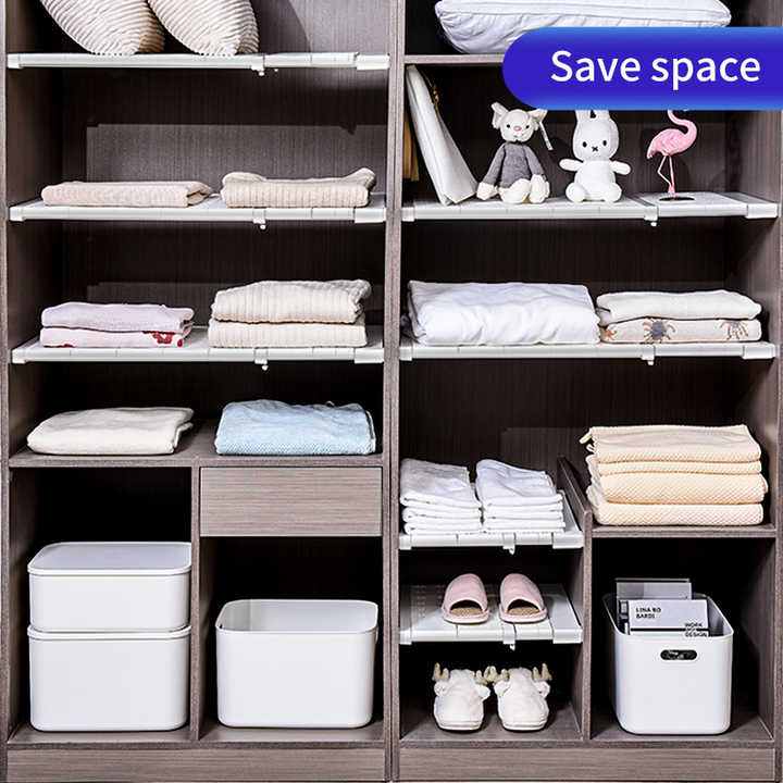 Expandable Shelf Closet Divider - Adjustable & Eco-friendly