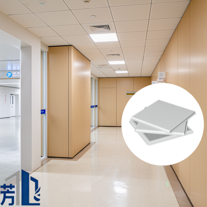 Aluminum Metal Ceiling Tiles Fireproof Waterproof 2x2 ft Lay-in System ...