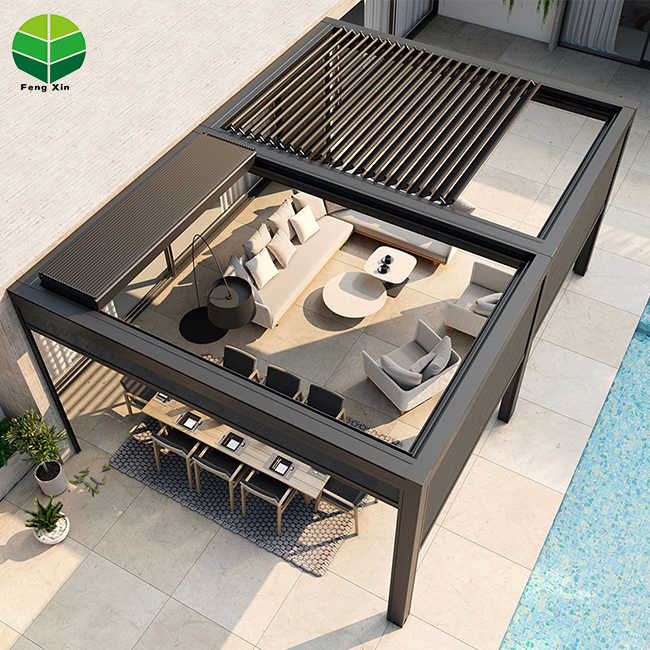Fully Automatic Louvered Roof - Waterproof Outdoor Pergola