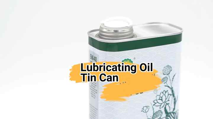 Engine Oil Cans 4 Liter Motor Lubricating Oil Tin Can,Lubricating Tin ...