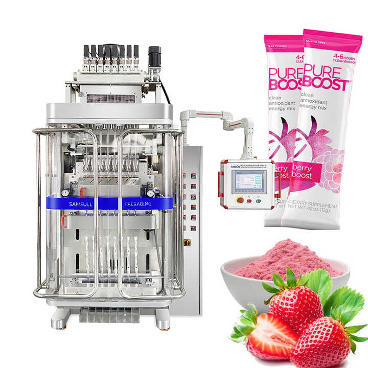 Automatic Multi lane Electrolytes Powder Stick Packing Filling Machine ...