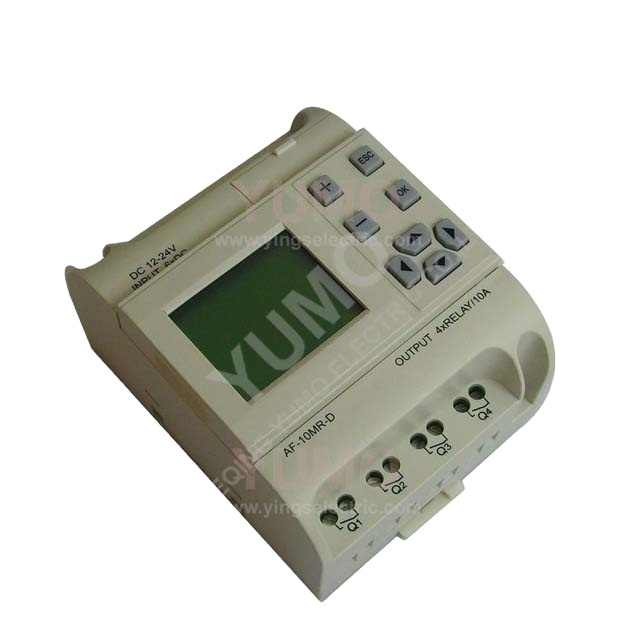 Programmable Intelligent Logic Controller AF-10MR-D LCD DC power supply 6 points DC input ...