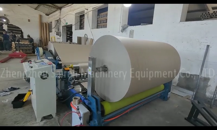 Delta PLC Brand Jumbo Roll Cutting Machine Pneumatic Feeding Paper ...
