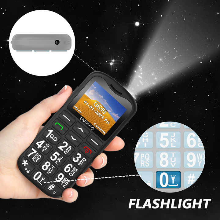 Genuine 4G Feature Cell Phone - Big Button, SOS, & Dual SIM