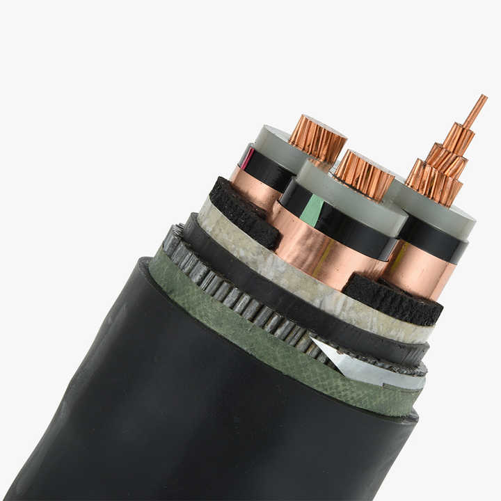 CU/SWA/PVC 3mm2 3 Cores XLPE Insulated Electrical Power Cable Medium Voltage Control Cables with ...