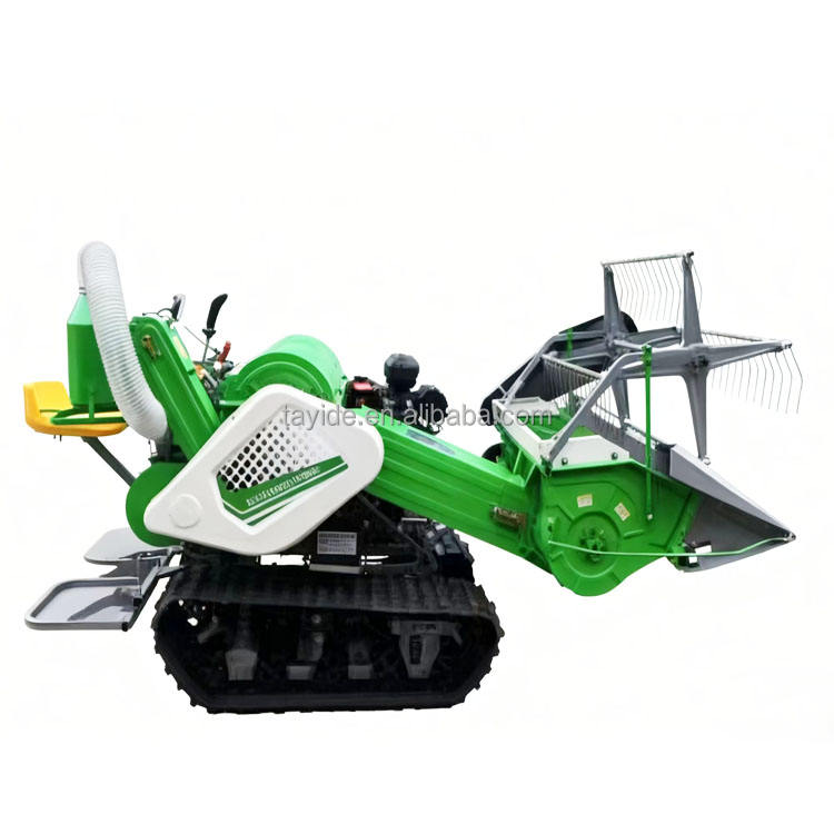 High-Power Self-Propelled Diesel Engine Combine Harvester for Rice ...