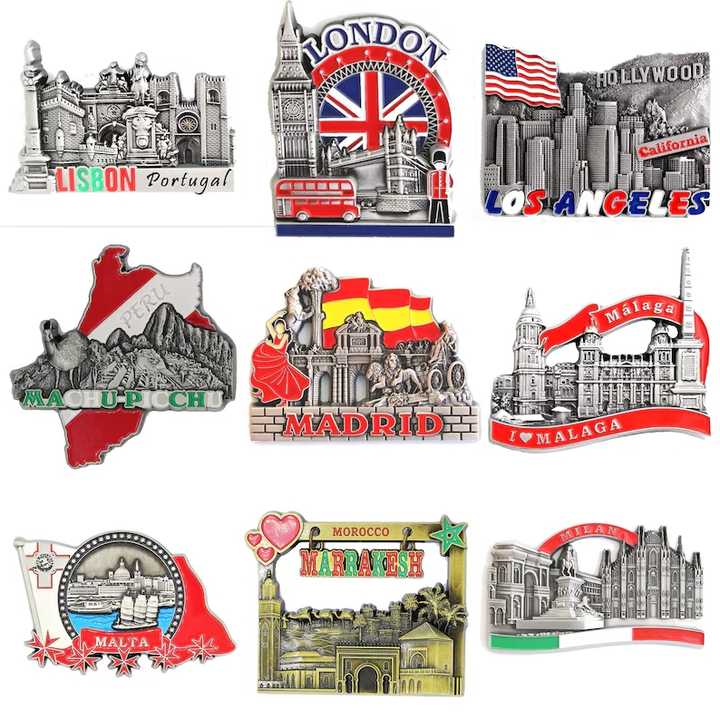 Personalized Soft Enamel 3D USA Cute Tourism Souvenir