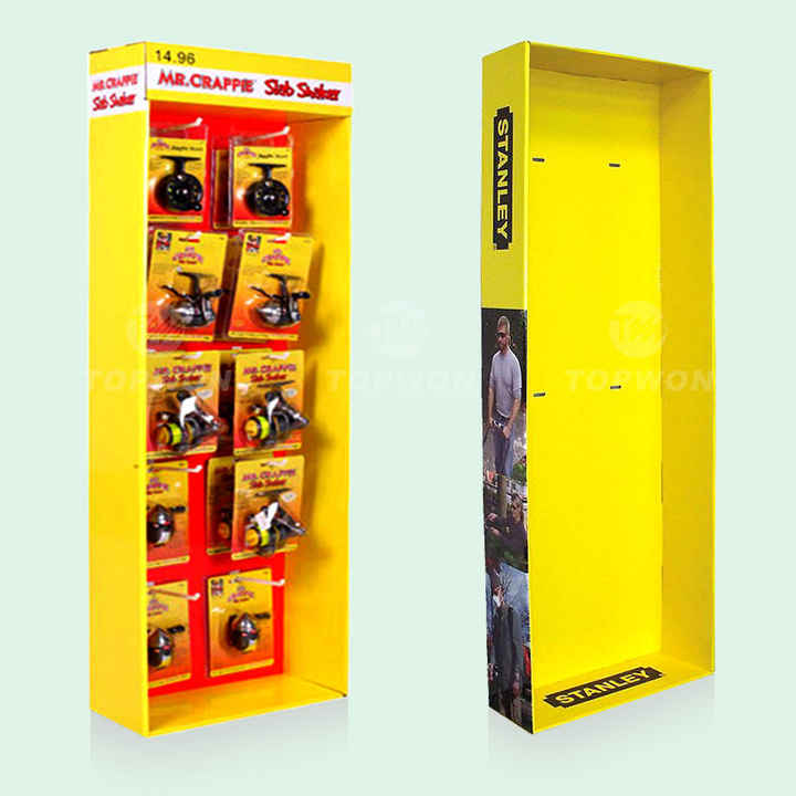 Custom Supermarket Corrugated Advertising Power Wing Side Kick Hanging ...