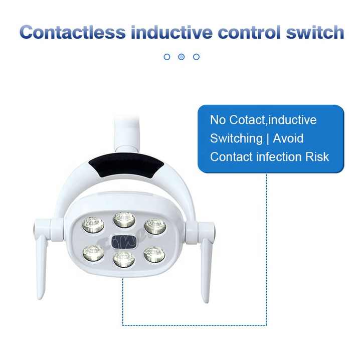 Dental Surgical Operation 6 Bulbs LED Light for Dental Chair