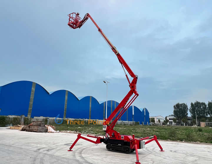 Self Propelled Crawler Cherry Picker Spider Boom Electric Telescopic ...