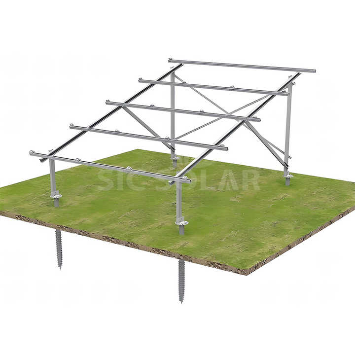 pv panel solar mounting bracket ground mounted solar racks solar array ...