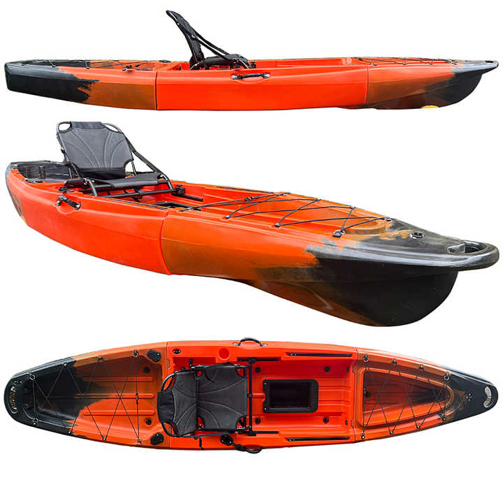 Lightweight Modular Fishing Kayak for Ocean Waters - 1 Paddler ...