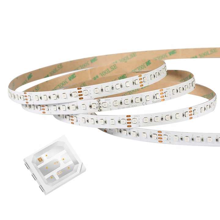 High density DC24V luces led rgb SMD2835 120leds dotless RGB LED Strip ...