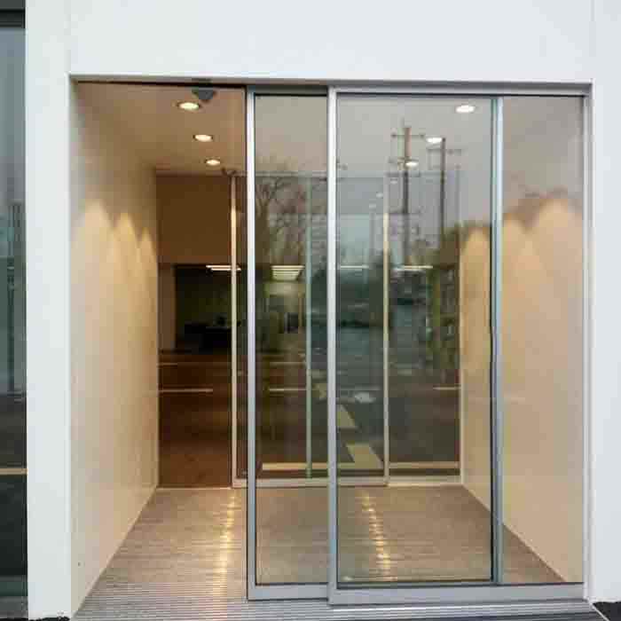 Stainless Steel Frame Automatic Sliding Glass Door