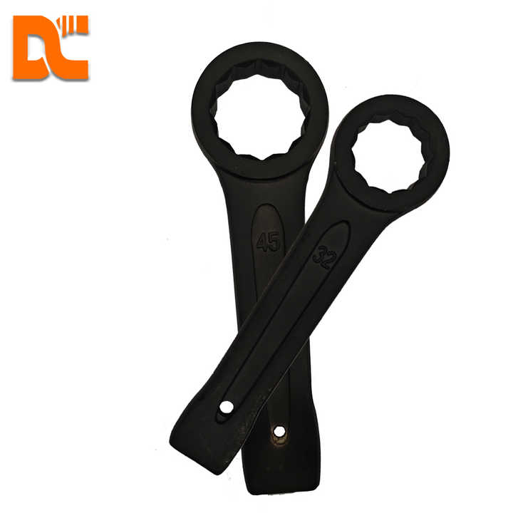 Carbon Steel Heavy Duty Striking Spanner Single Open End Wrench Hand ...