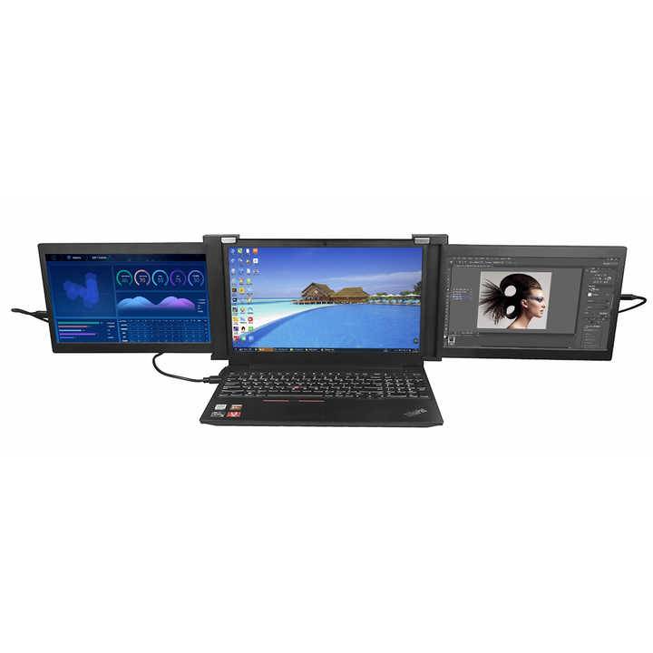 HDR IPS 1080P 13.3 Inch Portable Monitor - Triple Screen Support