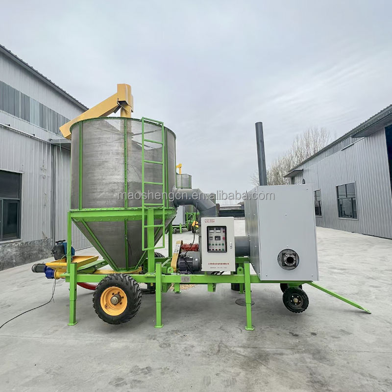 Wheat Rice Grain Drying Machine Different Heat Sources Double-layer ...