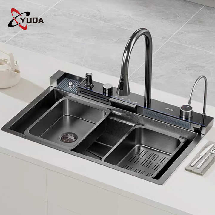 Durable SUS 304 Stainless Steel Single Kitchen Sink with Drainer, OEM