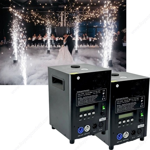 Remote DMX control waterfall spark fall cold flame Indoor firework ...