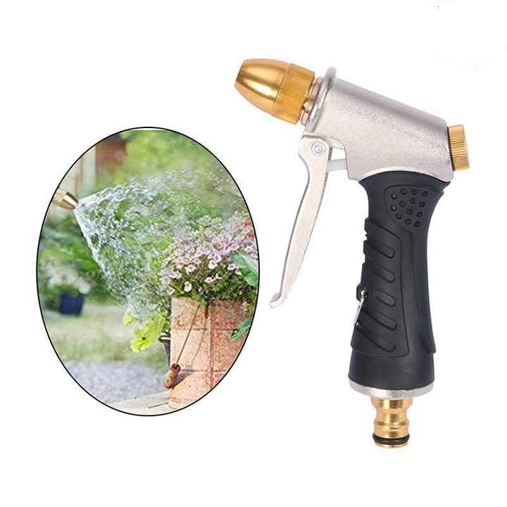 Garden Spray Gun - Heavy Duty Metal Handheld Water Gun